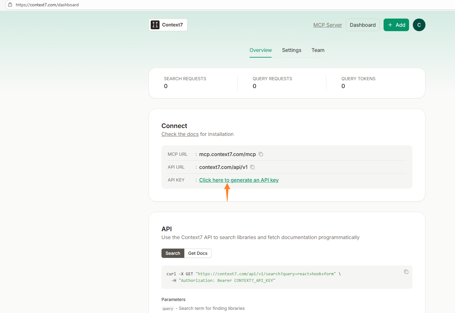 Context7 – 文档网站